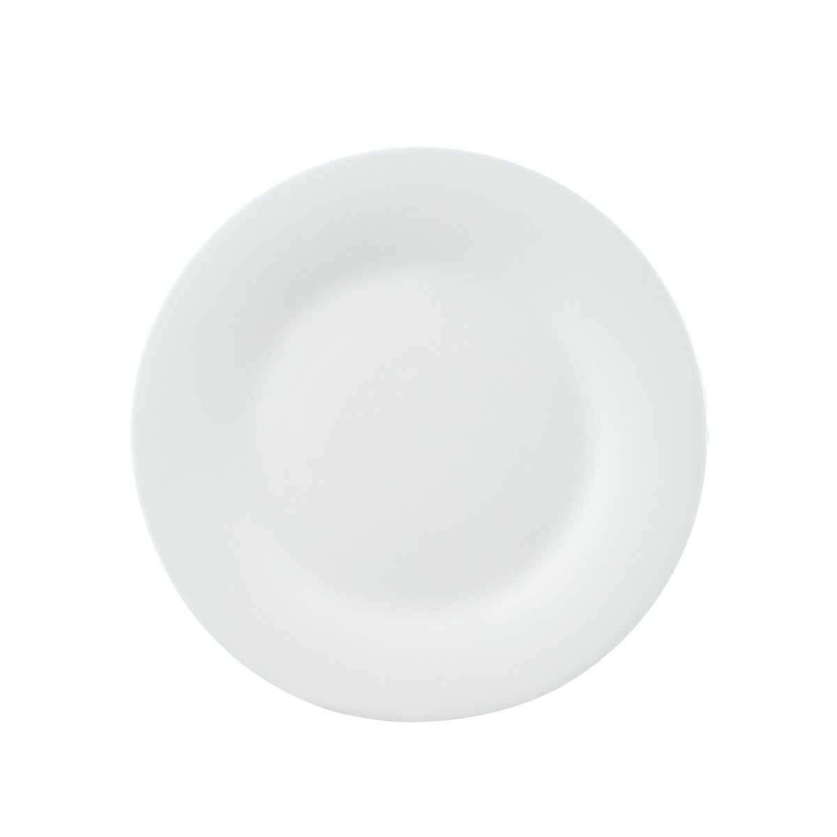 Prato Raso Redondo de Vidro Opalino 27cm